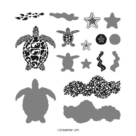 Sea Turtle Stamp Scrap And Create With Me