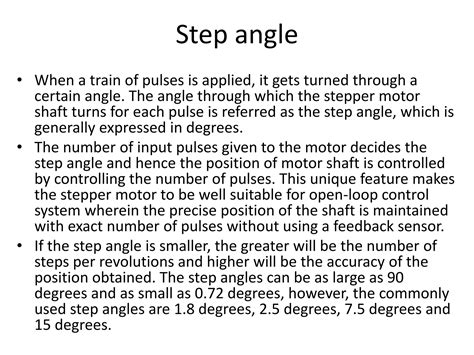 Working Principle Of A Stepper Motor Pptx
