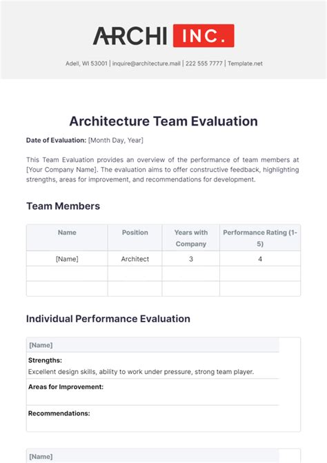 free evaluation matrix design template to edit online