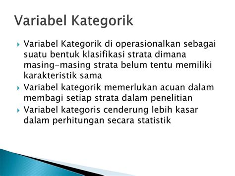 Ppt Deskripsi Variabel Kategorik Dan Numerik Powerpoint Presentation