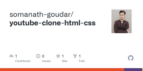 Github Somanath Goudaryoutube Clone Html Css