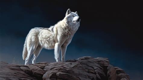 Premium Ai Image Canis Lupus