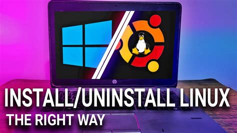 How To Correctly Install Or Uninstall Linux Alongside Windows Dual Boot YouTube