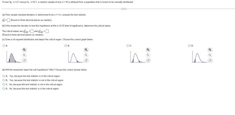 Solved A If The Sample Standard Deviation Is Determined To Chegg