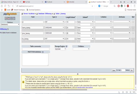 Data Base Di Oracle Tutorial Membuat Aplikasi Inventaris Berbasis Java Menggunakan NetBeans Dan