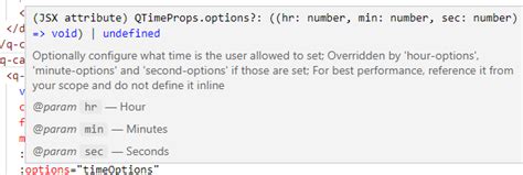 Qtime Options Prop Has Incorrect Type · Issue 12243 · Quasarframeworkquasar · Github