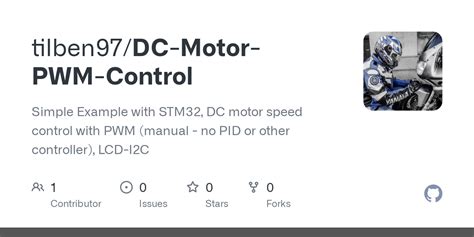 GitHub Tilben DC Motor PWM Control Simple Example With STM DC Motor Speed Control With