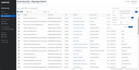 Message History Advanced Search And Enhancements Release Notes And News Sophos Email
