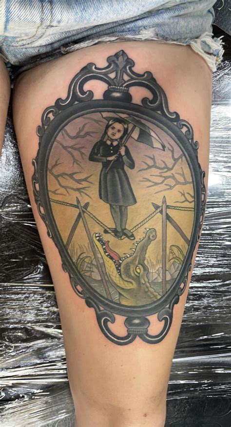 Wednesday Addams Tattoo