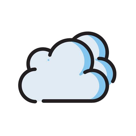 Overlapping Clouds With A Light Blue Color 57039885 Vector Art At Vecteezy