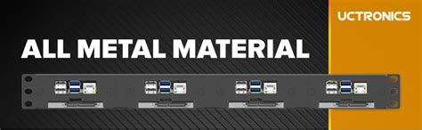 Amazon Com UCTRONICS U Raspberry Pi Rack Mount With SSD Mounting Brackets Thumbscrews