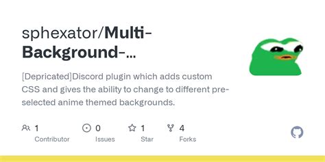 GitHub Sphexator Multi Background DiscordTheme Depricated Discord Plugin Which Adds Custom