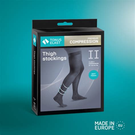 Чулки медицинские компрессионные, унисекс. Soft - Tonus Elast