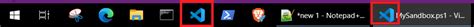 Powershell Some Pinned Taskbar Items Dont Open Linked To Their Pinned