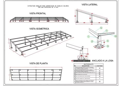 Estructura Modular Para Paneles Solares 11 Kwp Paneles Solares En El