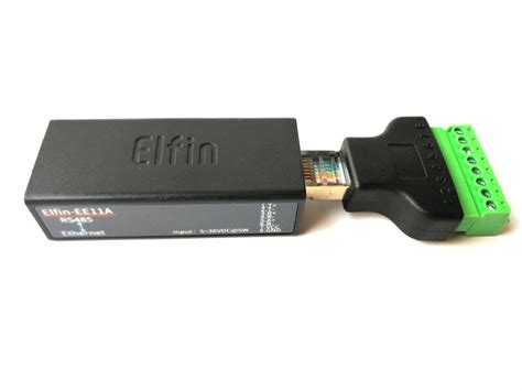 직렬 포트 Rs485 이더넷 장치 서버 모듈 Elfin Ee11a Tcpip 텔넷 모드버스 Tcp 프로토콜 지원 Iot 기기