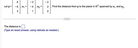Solved Let Y 663 U1 341 U2 222 Find The Chegg Com