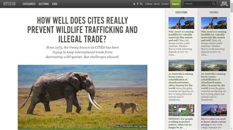 How Well Does Cites Really Prevent Wildlife Trafficking And Illegal