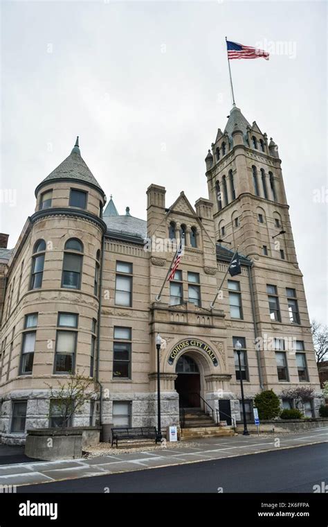 Cohoes New York United States Of America April 25 2017 Cohoes City Hall At 97 Mohawk