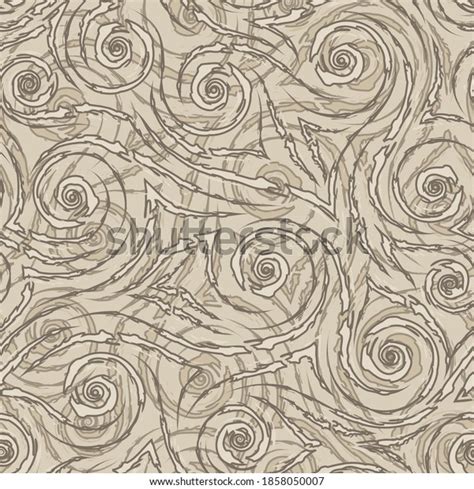 Beige Smooth Lines Corners Spirals Torn Stock Vector Royalty Free 1858050007 Shutterstock