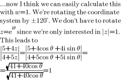If 1 Is A Root Of Unity Aand Z Is A Complex Number Such That Z 1 Then 2 3 4z 2 4 3 2 Z 2z