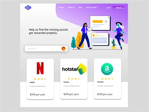 Landing Page By Akhil Sanil On Dribbble