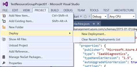 step by step arm templates deploying arm templates using visual
