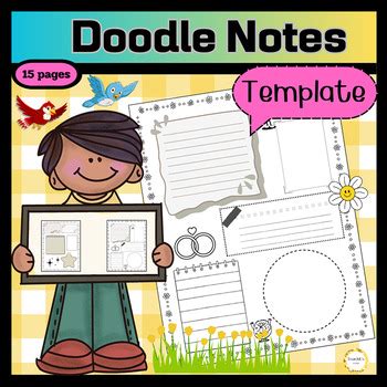 Doodle Notes DIY Template Kit With Clipart By TeachEX TPT