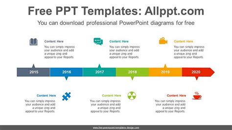 horizontal alignment rectangle powerpoint diagram slidesgo templates