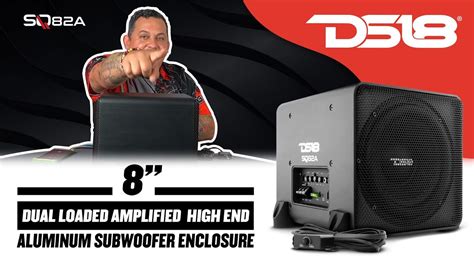 Ds18 Dual 8 Loaded Amplified High End Aluminum Subwoofer Enclosure 300