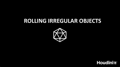 Procedural Rolling Irregular Objects In Houdini Youtube