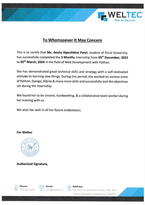 Aesha Patel On Linkedin Backenddevelopment Weltechinternship