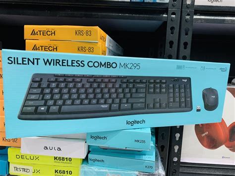 Logitech Mk295 Silent Wireless Keyboad And Mouse Combo Computers