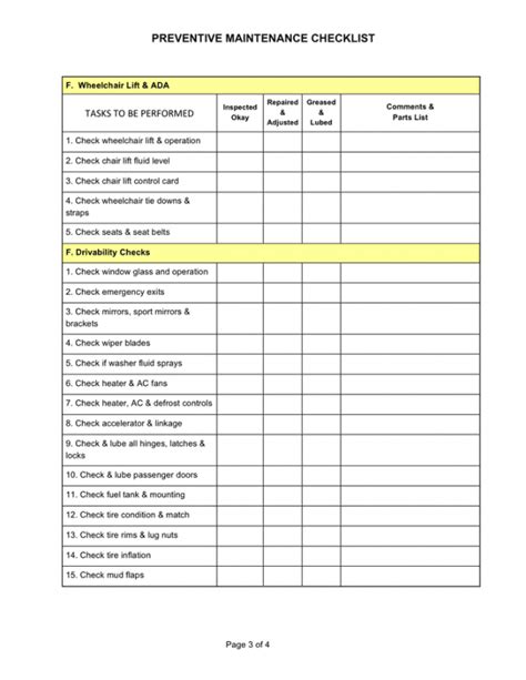 Hvac Preventive Maintenance Checklist Template Dremelmicro