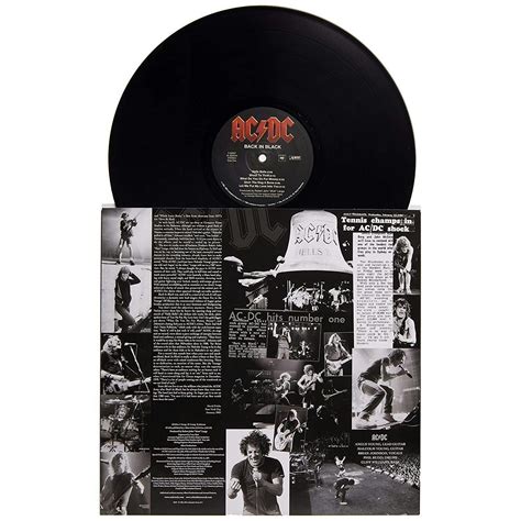 Acdc Back In Black Vinyl Record