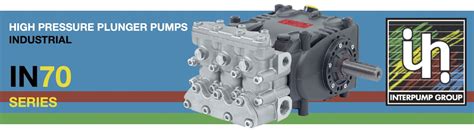 Interpump 70 Pump Series Industrial High Pressure Pumps