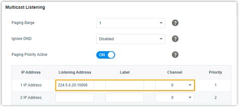 Set Up A One Way Multicast Paging Group