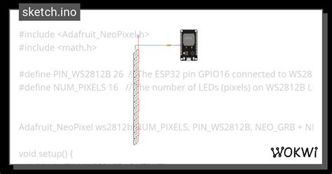 WS2812 Test Wokwi ESP32 STM32 Arduino Simulator