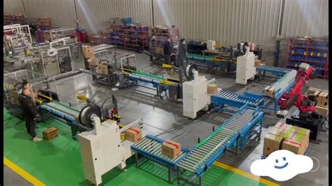 Fully Automatic Carton Erector Box Sealer Automatic Strapping Machine