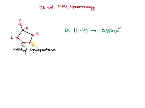 solved compound number of signals position of signals chemical shift