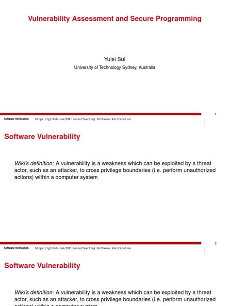 3 Vulnerabilities Pdf Pointer Computer Programming Software Engineering