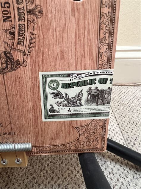 Electric 3 String Blues Box Guitar 56428