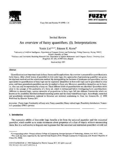 pdf an overview of fuzzy quantifiers i interpretations dokumen tips