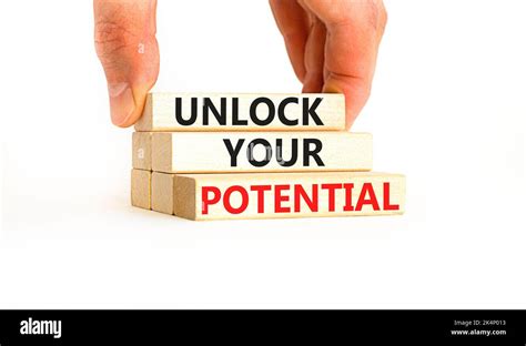 Unlock Your Potential Symbol Concept Words Unlock Your Potential On