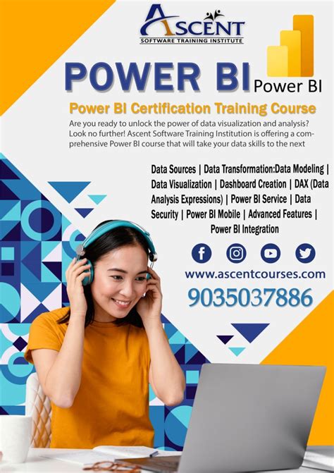 Ascent Software Training Institute On Linkedin 🚀 Join Our Exciting Power Bi Training Batch At