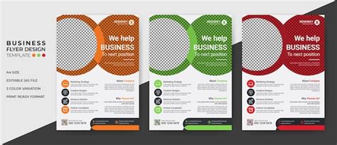 Premium Vector Business Flyer Print Template Design