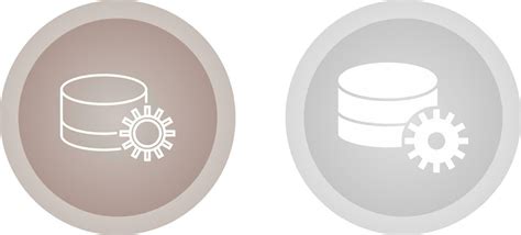 Database Setting Vector Icon Vector Art At Vecteezy