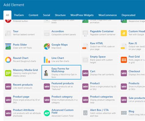 Mailchimp Opt In Thegem Wordpress Woocommerce Theme Documentation