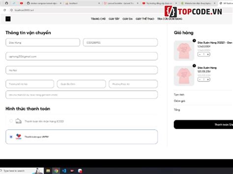 Hỗ Trợ Chuyển đổi Mục đích Sử Dụng Website Bán Thời Trang Bằng Html Css Php Framework Laravel