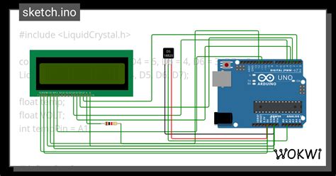 Smart Home Temperature Wokwi Esp32 Stm32 Arduino Simulator